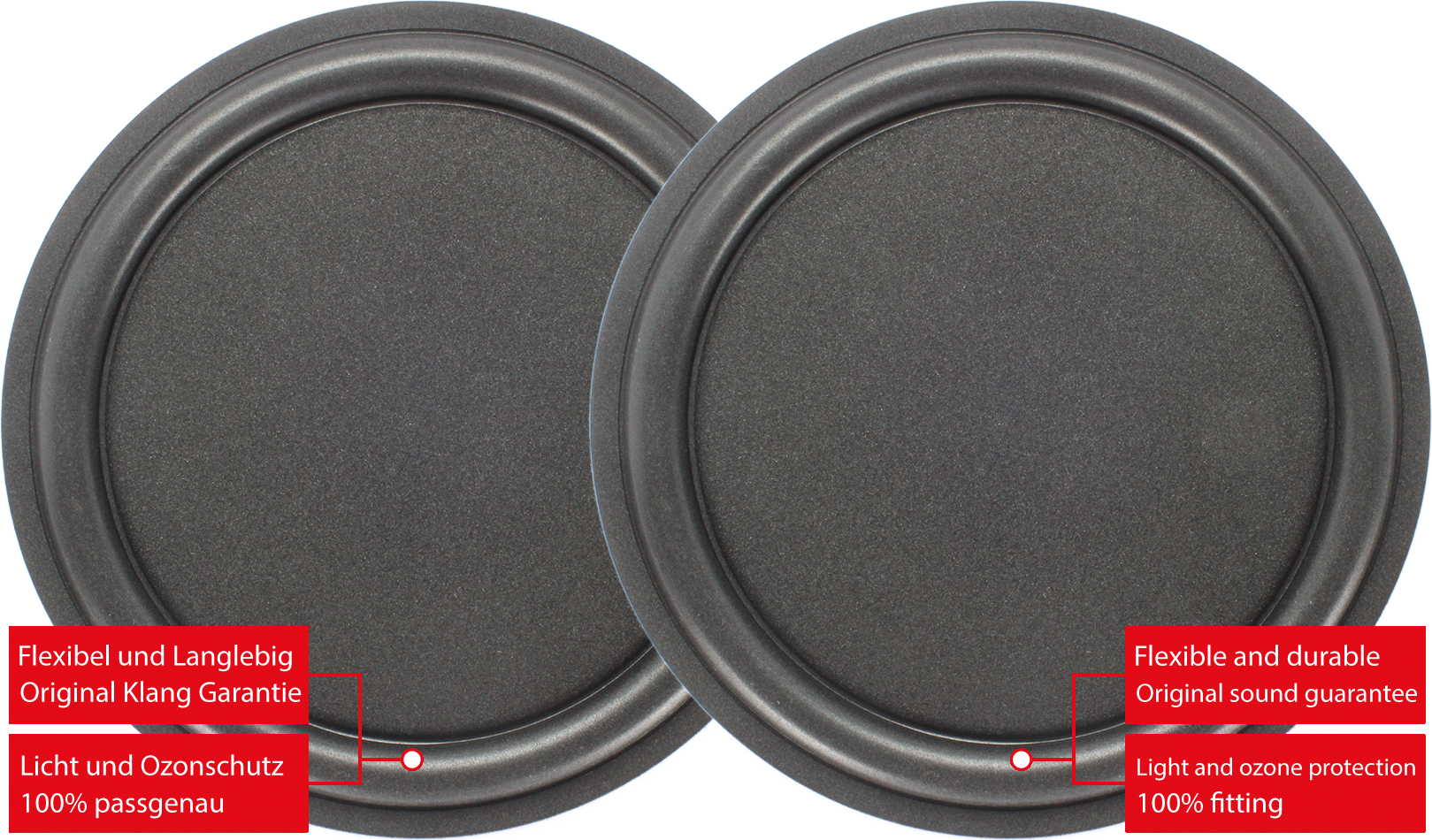 Lautsprecher Technik - Infinity ES-300 Speaker Passive Radiator Repair Kit