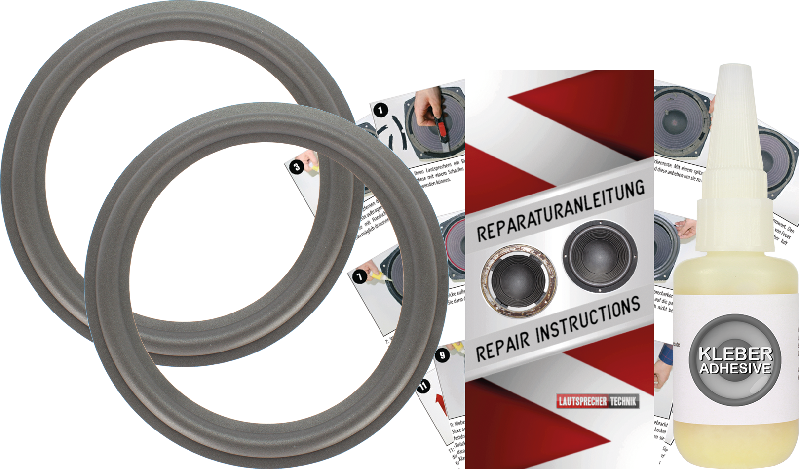 Lautsprecher Technik - Jamo Pro 300ex Lautsprecher Sicken Reparatur Set