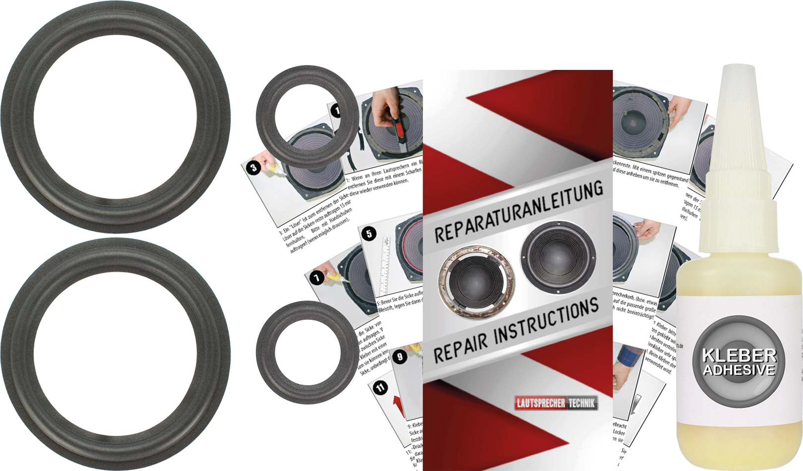 Lautsprecher Technik - Magnat MIG-05 Lautsprecher Sicken Reparatur ...