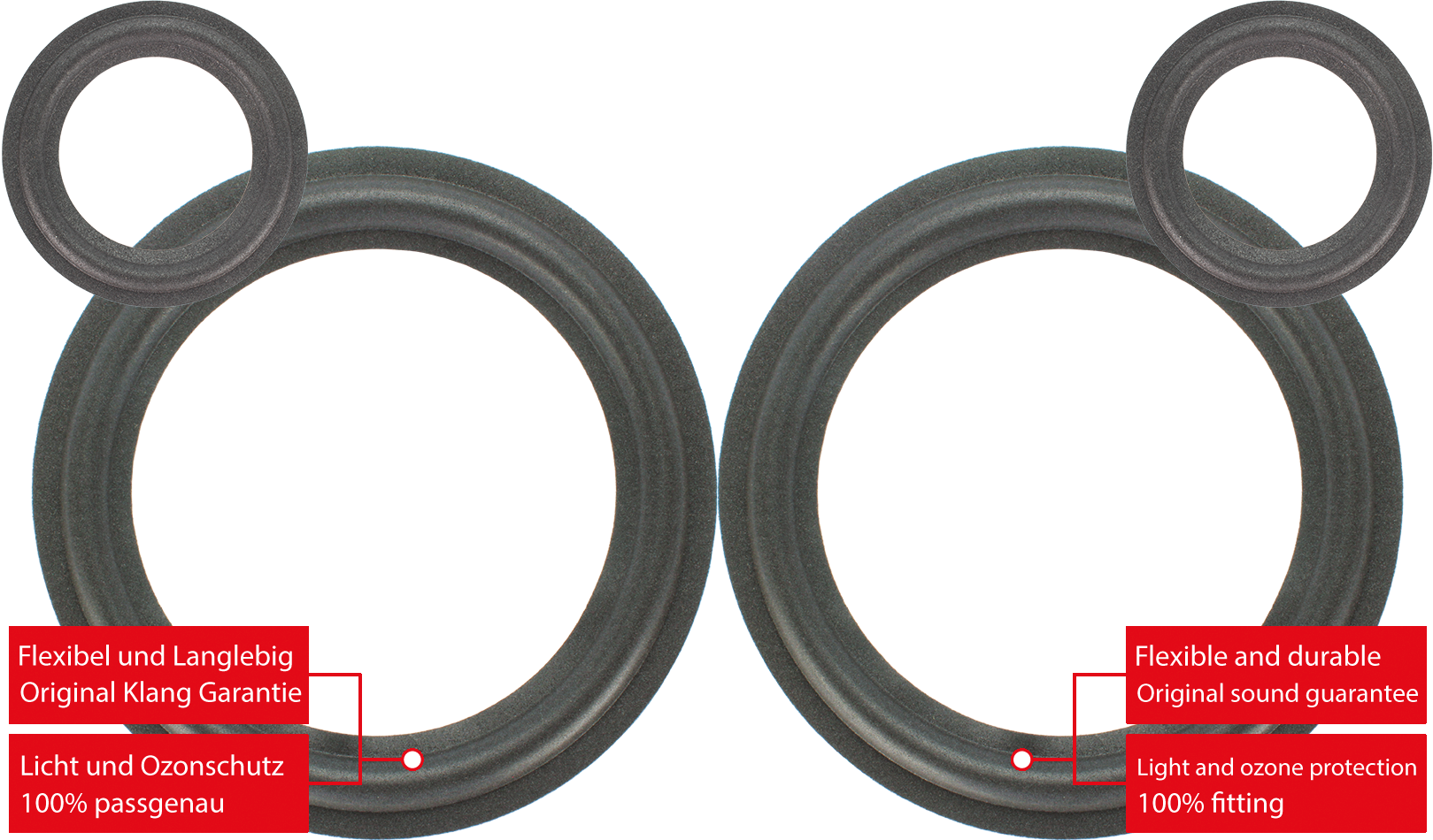 Lautsprecher Technik - Magnat MIG-05 Lautsprecher Sicken Reparatur ...